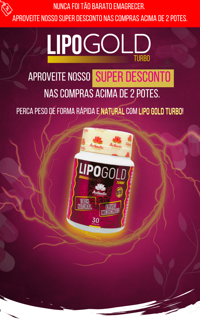 Lipo Gold Turbo Original - Authentic Inibidores