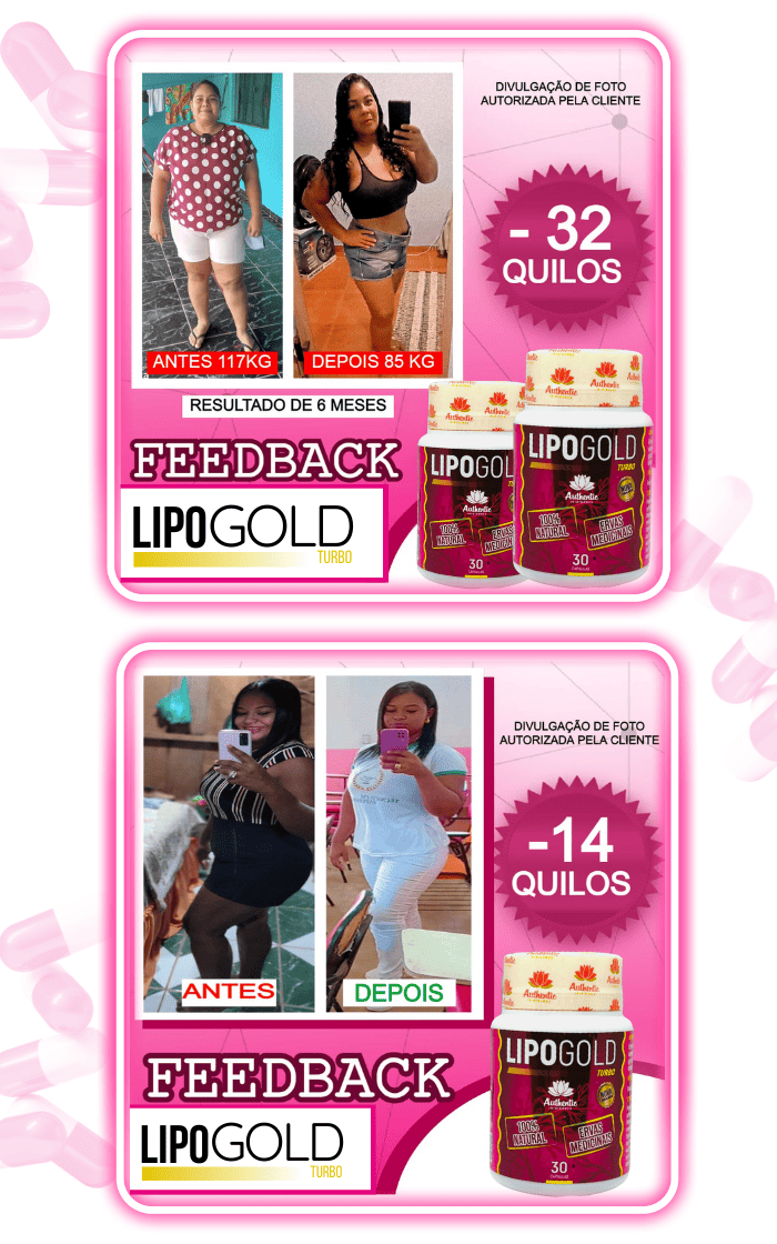 Lipo Gold Turbo Original - Authentic Inibidores